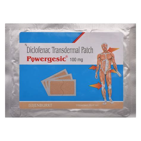 Powergesic 100mg Pack Of 3 Patches Fashion