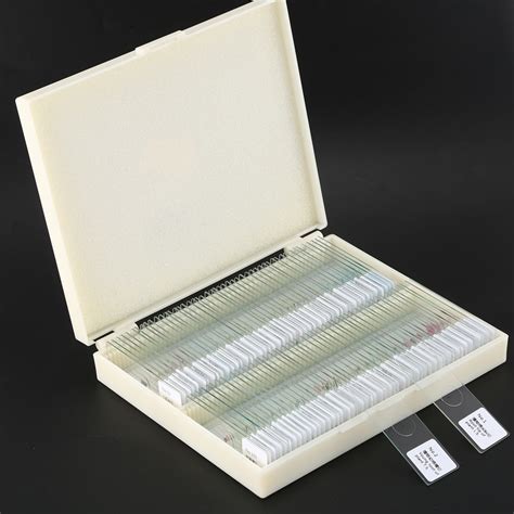 100pcs Glass Slice Prepared Microscope Slides Educ Grandado 100pcs Glass Slice Prepared Microscope Slides Educ Grandado