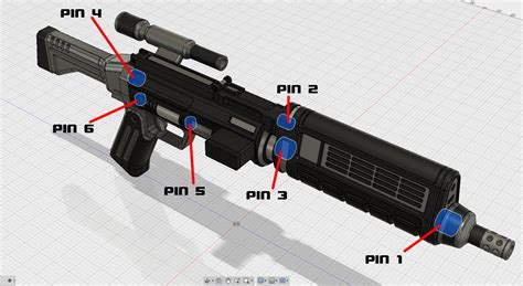 🔫 The Baragwin Assault Gun・ Stl File For ・cults