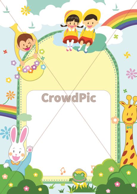 어린이집 어린이 보육원 알림장일러스트 어린이일러스트 사진 이미지 일러스트 캘리그라피 Unscripted작가