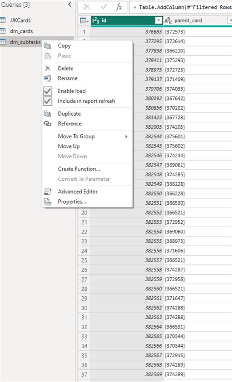 pbi desktop some data from the tables are showin microsoft