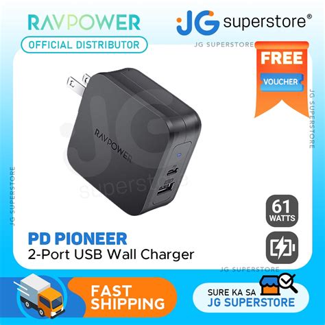 CLEARANCE RAVPower USB C W PD Port USB Wall Charger For Smartphones Laptops RP
