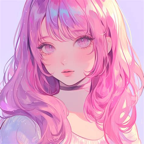 Pastel Pink Anime Girl Avatar By Robokoboto Avatar Abyss