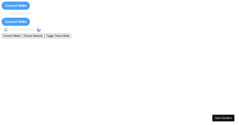 Web3modal Demo Codesandbox