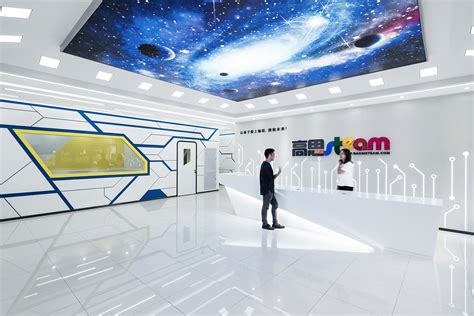 时尚办公网 办公设计 设计欣赏 科幻空间 高思教育集团北京steam教育大厦办公设计欣赏
