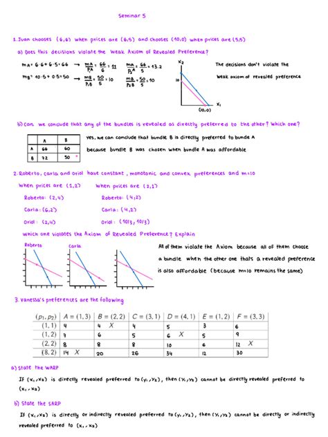 Seminar 5 Microeconomics Pdf Economics Decision Making