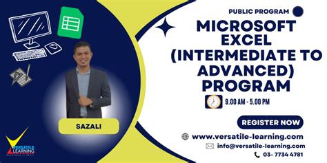 Mof 003 Microsoft Excel Beginner To Intermediate Sbl Khas