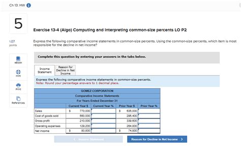 Solved Exerclse Algo Computing And Interpreting Chegg Com