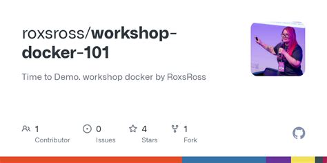 Github Roxsrossworkshop Docker 101 Time To Demo Workshop Docker By