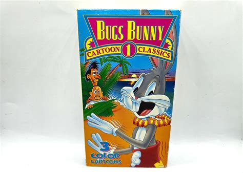 Bugs Bunny Cartoon Classics 1 Vhs Videocassette Uav Home Video Etsy