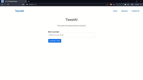 Created A Small Project Using Flask And Openai Apiit Generates Tweets