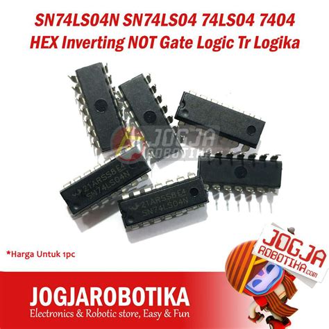 Sn74ls04n Sn74ls04 74ls04 7404 Hex Inverting Not Gate Logic Transistor