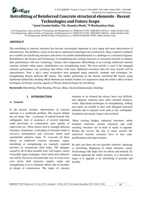Pdf Retrofitting Of Reinforced Concrete Structural Elements Recent