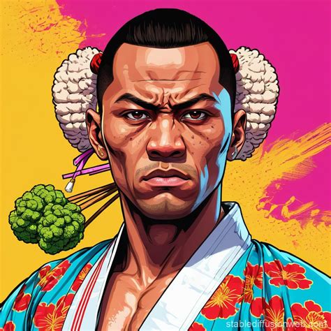 Martial Artist In Kimono Stable Diffusion Online