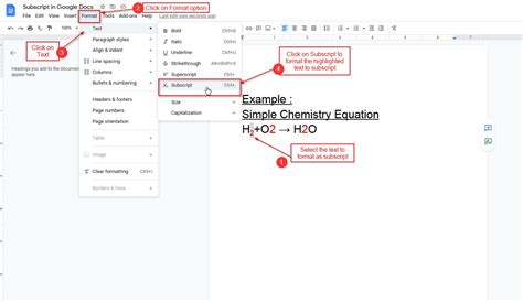 3 Best Ways To Add Superscript And Subscript In Google Docs Oppilla