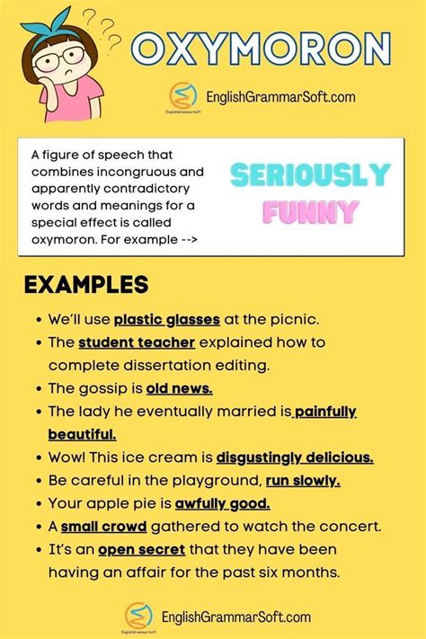 Oxymoron Examples Oxymoron In Literature Writing Lessons Art