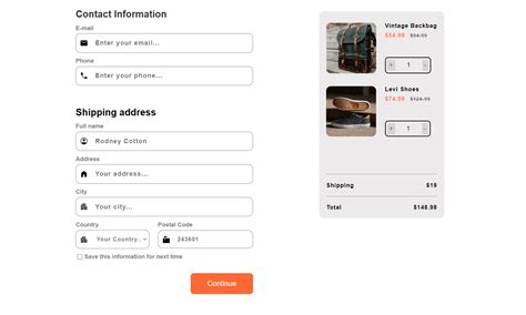 Github Cool Checkout Master This Is A Responsive Checkout Webpage
