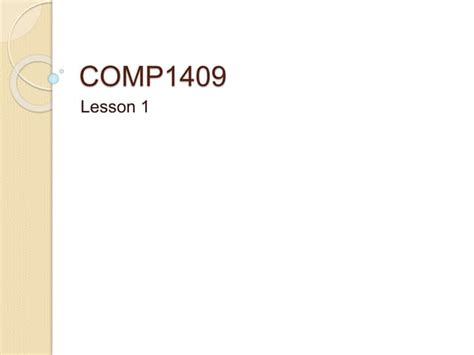 comp1409 lesson01 pptx