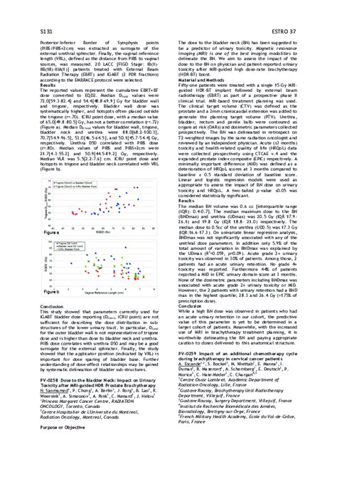 Pdf Pv 0258 Dose To The Bladder Neck Impact On Urinary Toxicity