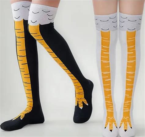 2 Calcetines De Pata De Pollo Medias De Patas De Pollo Meses Sin Interés