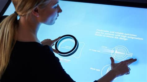 Tangible Object Recognition Table Immersive Touch Technology For