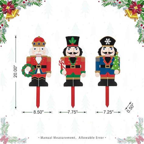 Glitzhome 20 In Nutcracker Yard Decoration 2010200061 At