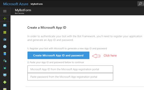 Create A Bot With Azure