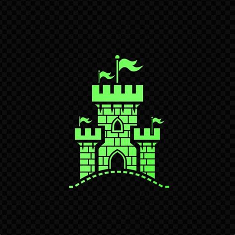 Premium Psd The Green Glow Of A Castle With The Words Quot The Name Of The Castle Quot