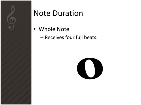 Ppt Note Duration Powerpoint Presentation Free Download Id2877985