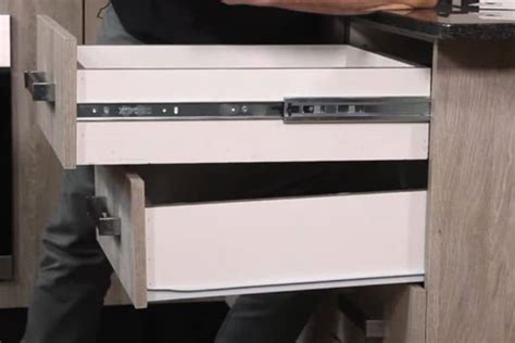 How To Add Drawer Slides To Old Kitchen Cabinets My Upgrade Home