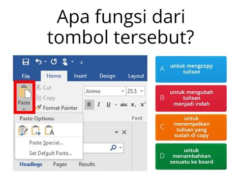 Microsoft Word Quiz