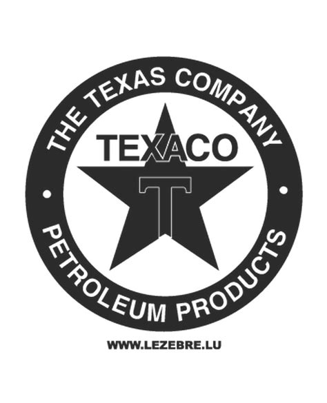 Sticker Autocollant Texaco Company
