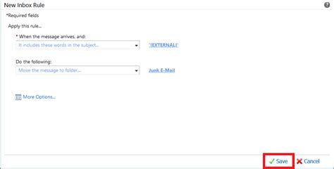 Guide To Inbox Rules ITS Virtual Helpdesk