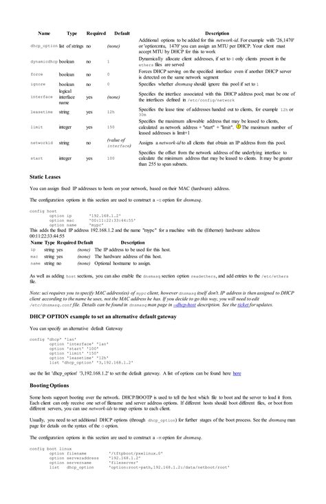 dns dhcp configuration pdf