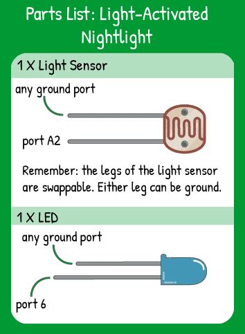 Light Activated Nightlight Coding Kit Let S Start Coding Coding