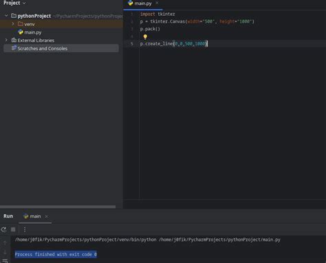 Tkinter Canvas Problem Rpycharm