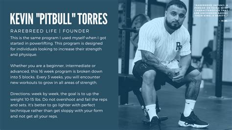 16 Week Powerlifting Program Rbl By Pbt