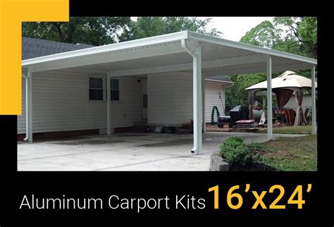 Premium Aluminum Carport Kits 16x24 For Your Home