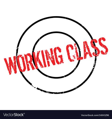 Working Class Rubber Stamp Royalty Free Vector Image