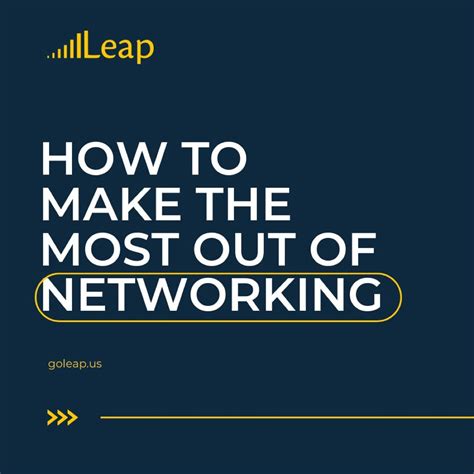 Leap On Linkedin Effective Networking Involves The Development Of A Proactive Self Aware…