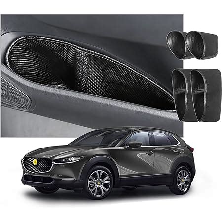 Amazon 【cdefg】新型 マツダ Cx 30 2019 2020 専用 ドアハンドルポケット ドア収納ボックス 車用ポケット 前席