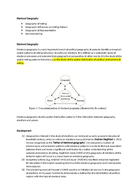 Unit 3 Polotical Geo Electoral Geography Geography Of Voting Geographic Influences On Voting