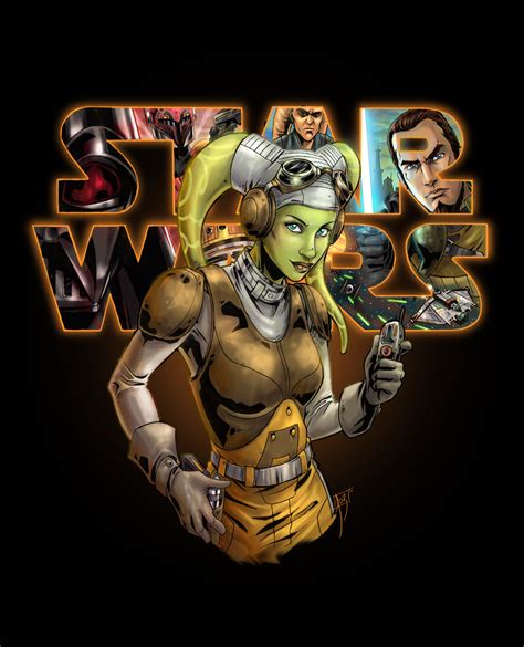 Rebel Captain Hera Syndulla By Djinn World On Deviantart