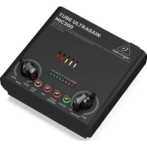 Pre Amp Behringer Mic 300 Produtos Behringer Ao Melhor Preço Só Na Loja