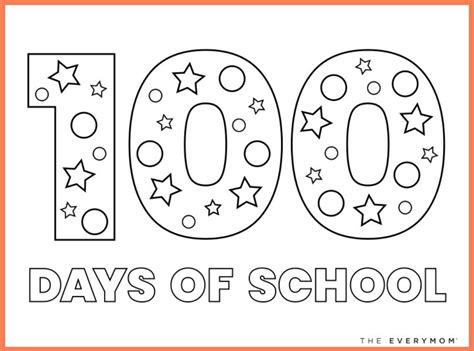 100th day free printables free printables