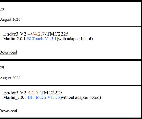 Installing Bltouch Firmware R Ender3v2