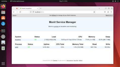 How To Install And Use Monit On Ubuntu 2204 Tecadmin