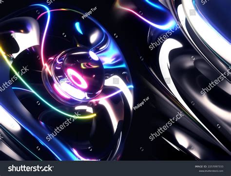D Render Abstract Art Part Surreal Stock Illustration Shutterstock