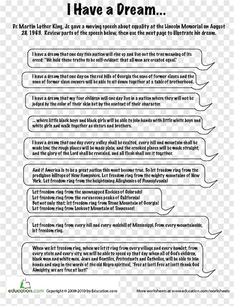 I Have A Dream Speech Text