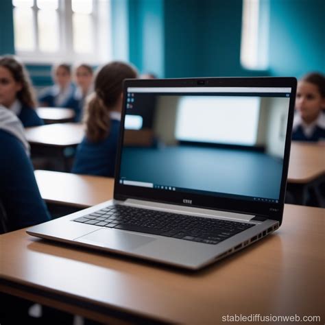 Laptop Usage In Classroom Stable Diffusion Online